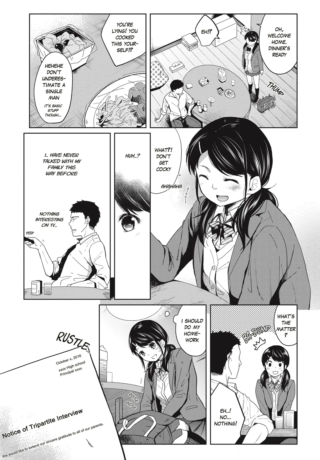 1 Room Apartment Highschool Girl Suddenly Living Together Close
